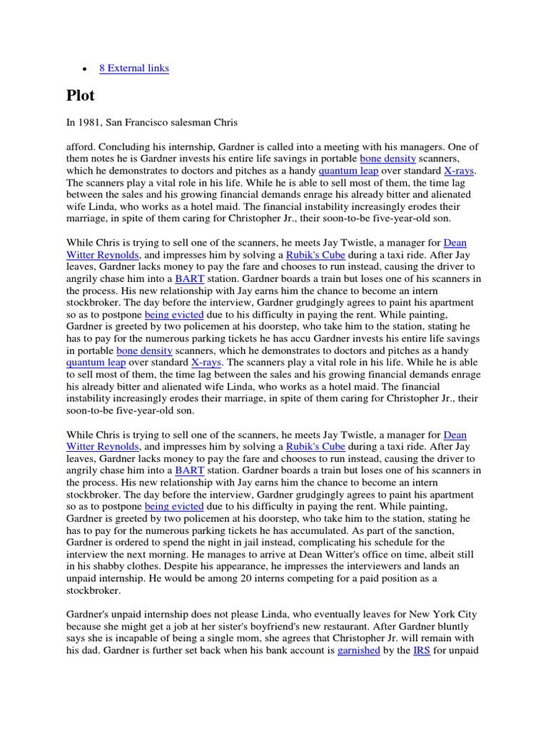 The Pursuit of Happyness | PDF | Leisure