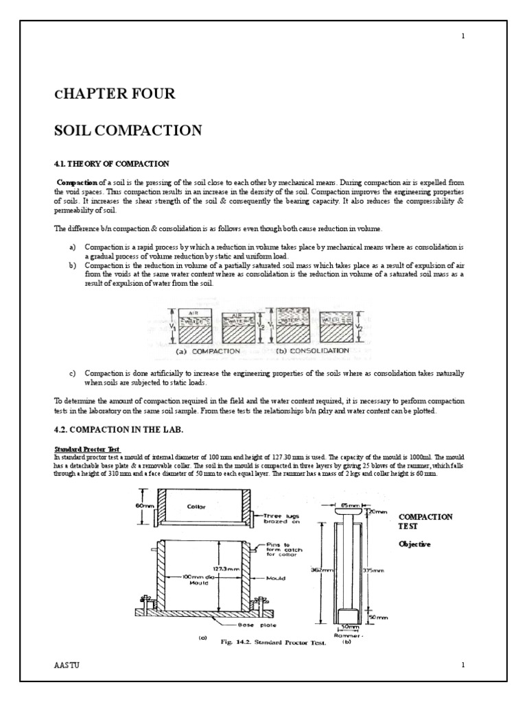 Chapter 4 Compaction | PDF | Density | Soil