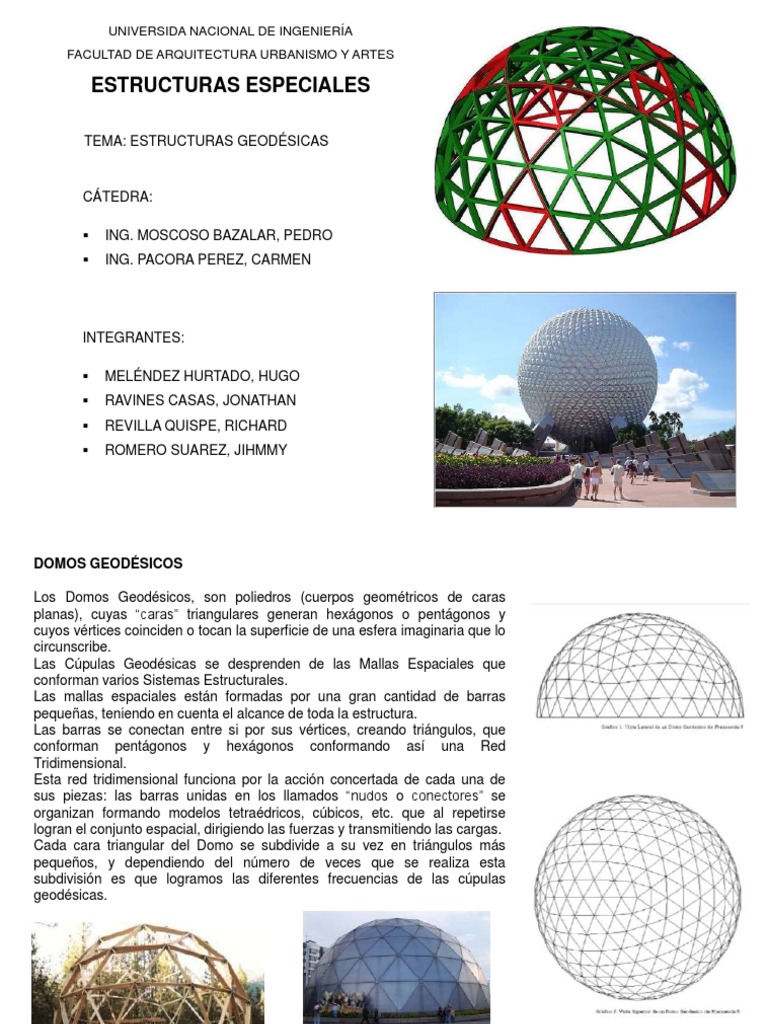 ESTRUCTURAS GEODESICAS | Ingeniería de construcción | Naturaleza