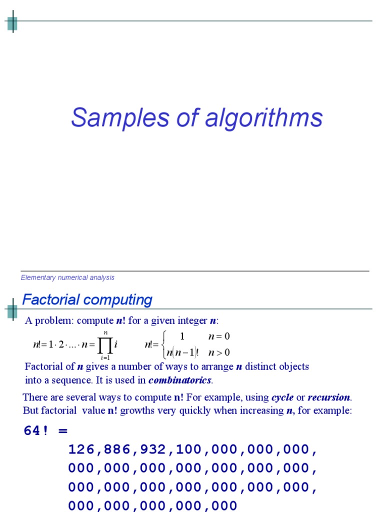 L03 Simple Algorithms Fact+Prime Numbers | PDF | Prime Number ...