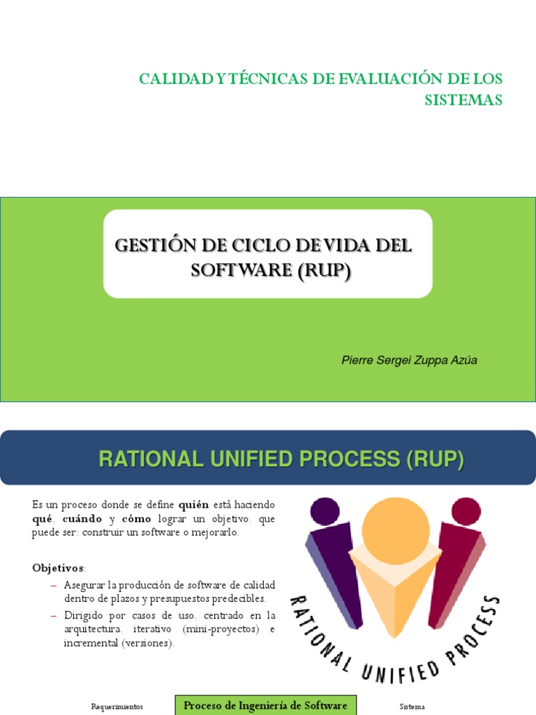 5 Gestión de Ciclo de Vida Del Software (RUP) | PDF | Proceso de desarrollo de software | Software