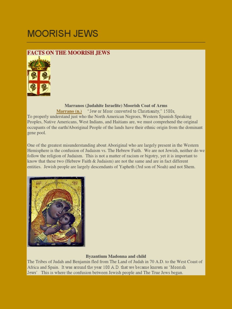 Moorish Jews | PDF