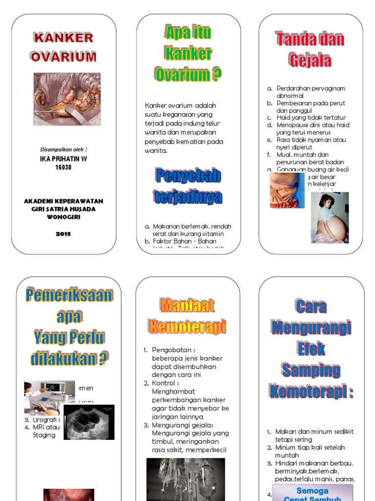 Gejala dan Pengobatan Kanker Ovarium | PDF