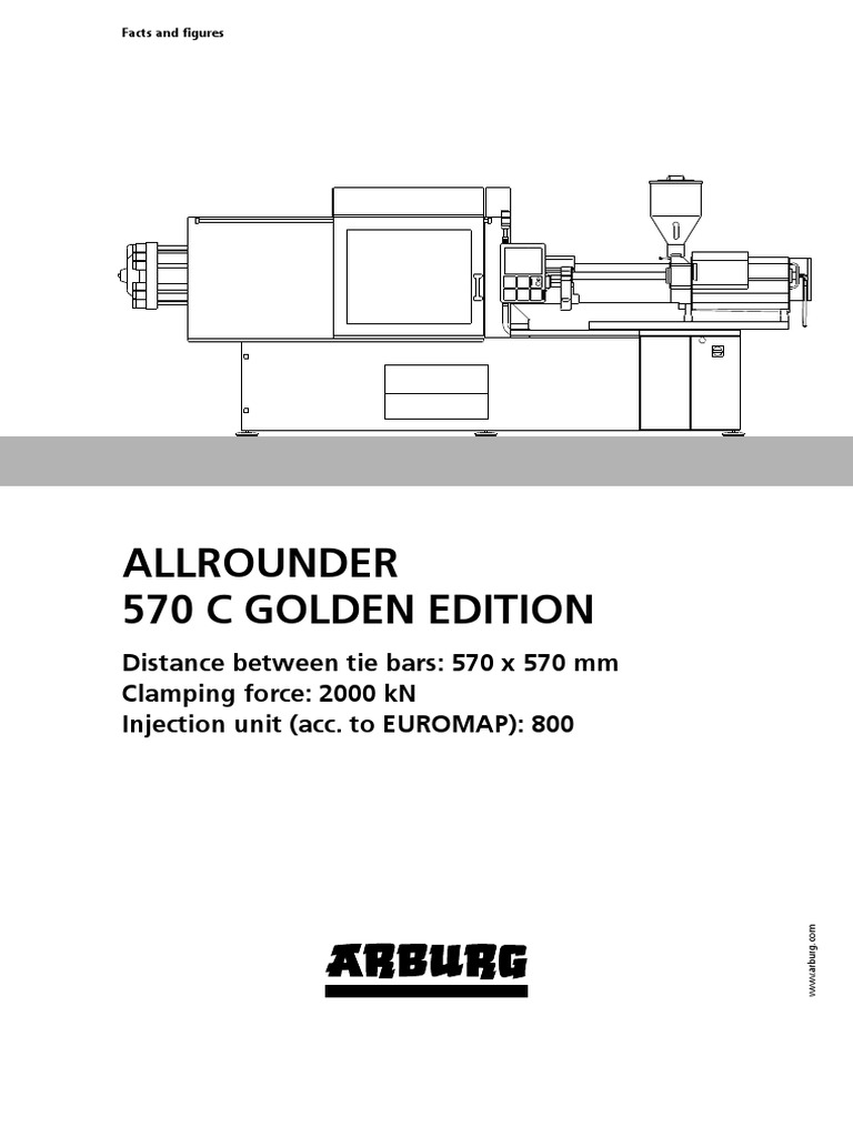 Specification Arburg Allrounder 570c Golden Edition | PDF | Polystyrene ...