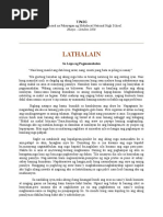 Pagsulat NG Lathalain | PDF