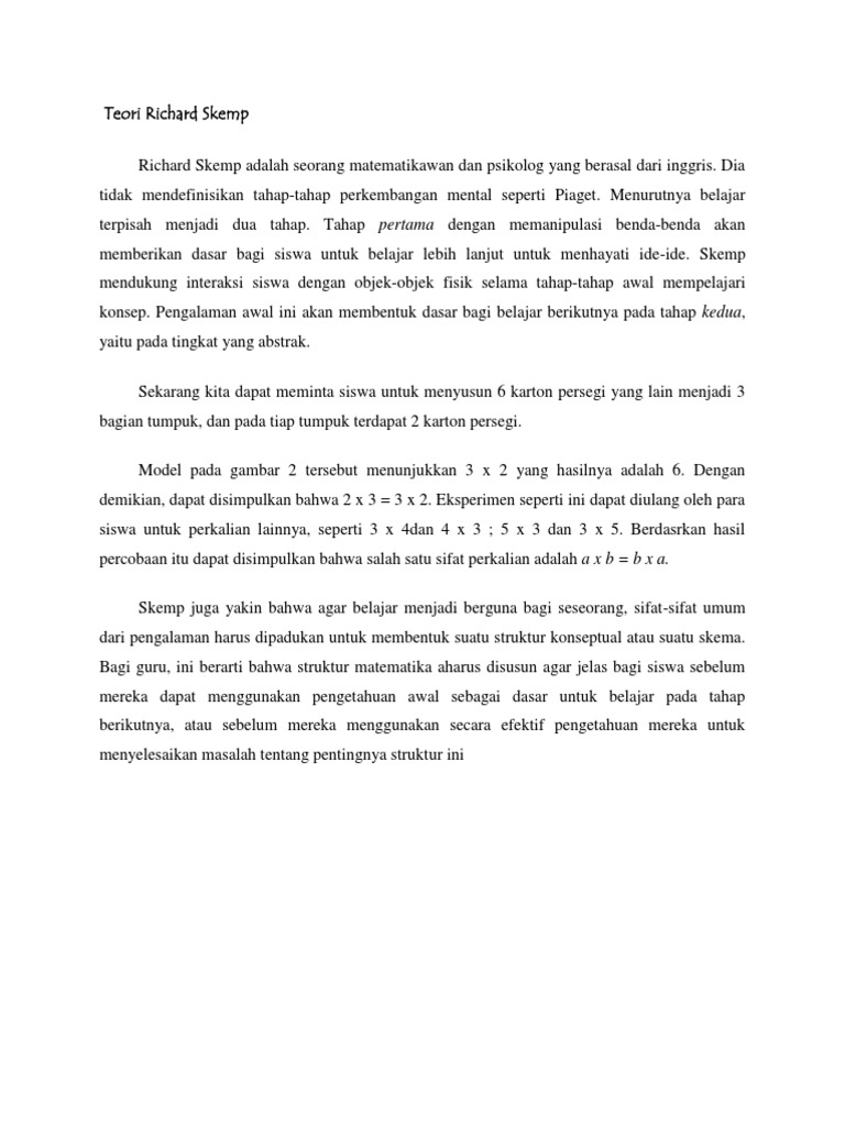 Teori Richard Skemp | PDF