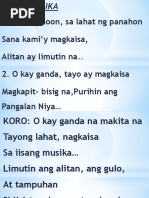 Leah Navarro - Isang Mundo, Isang Awit Lyrics | PDF