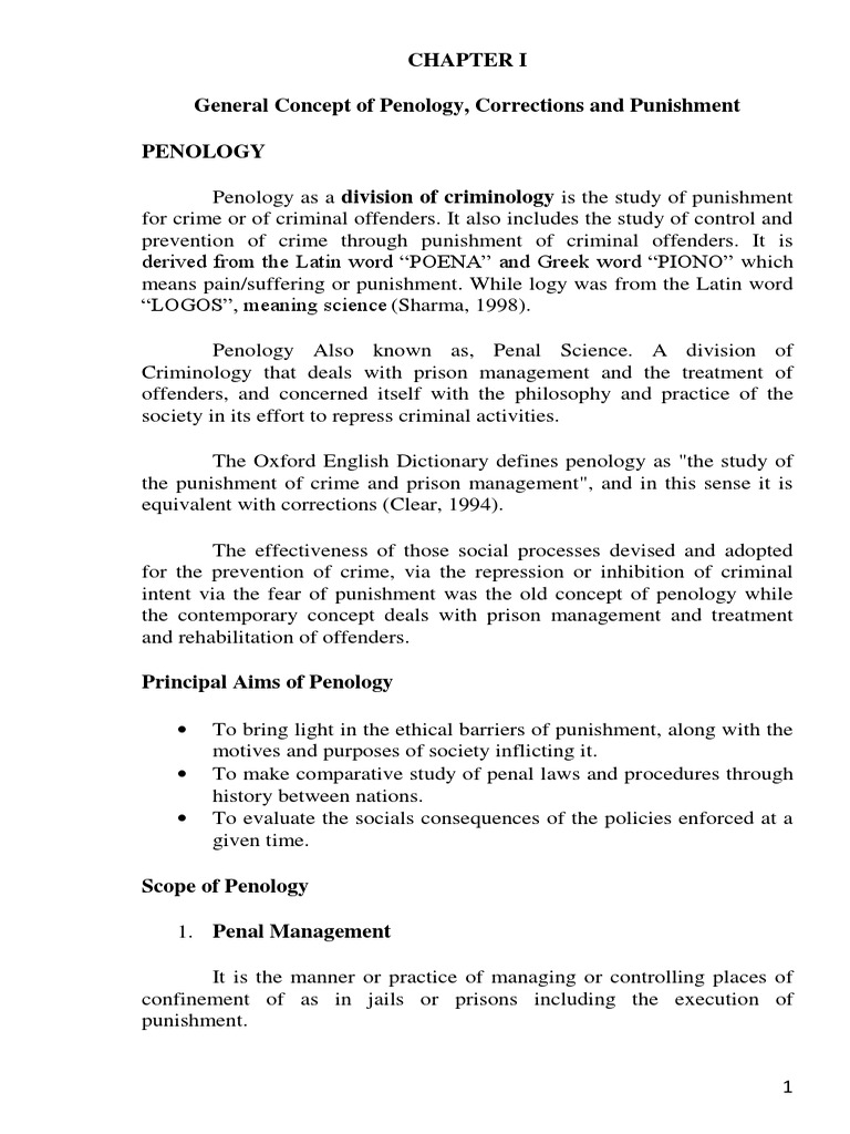 Understanding Penology and Corrections | PDF | Penology | Prison
