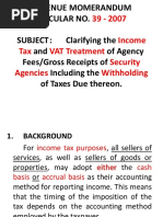 Security Guard Cost Distribution | PDF | Finance & Money Management