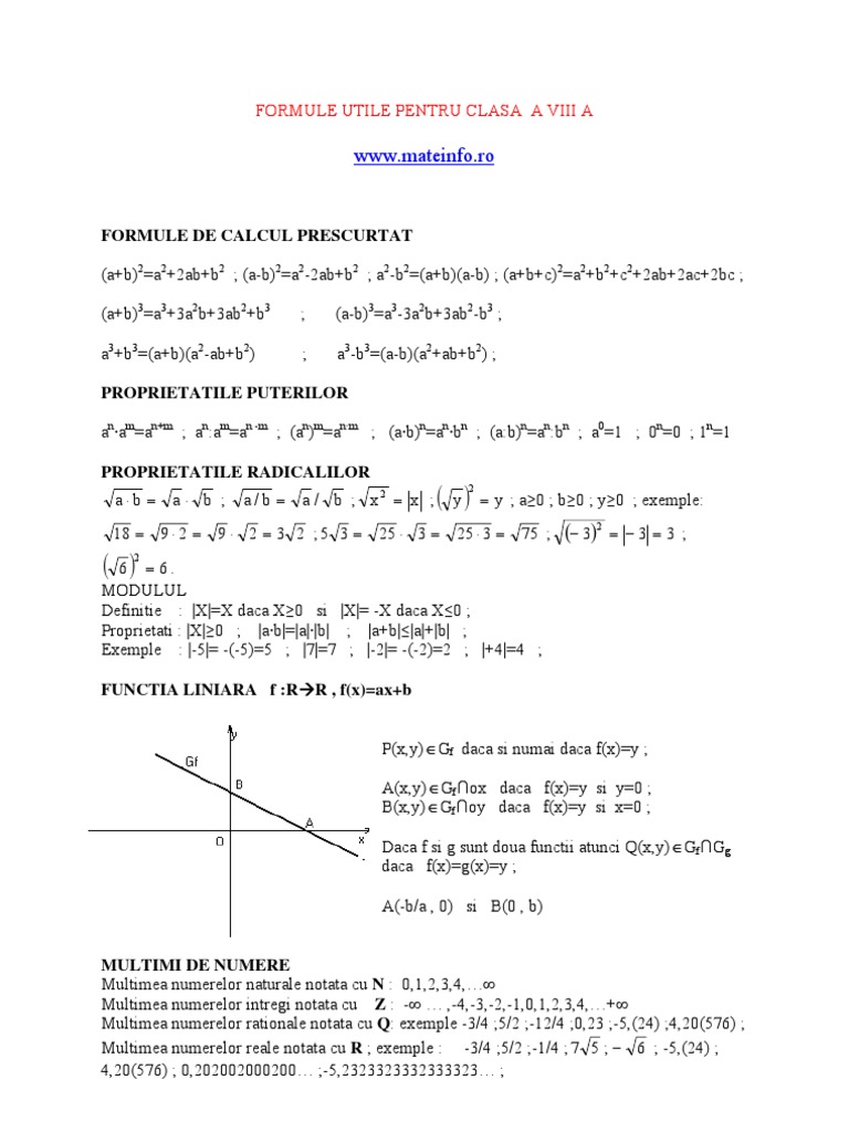 Formule Mate Mat Ice Cls. v-VIII | PDF