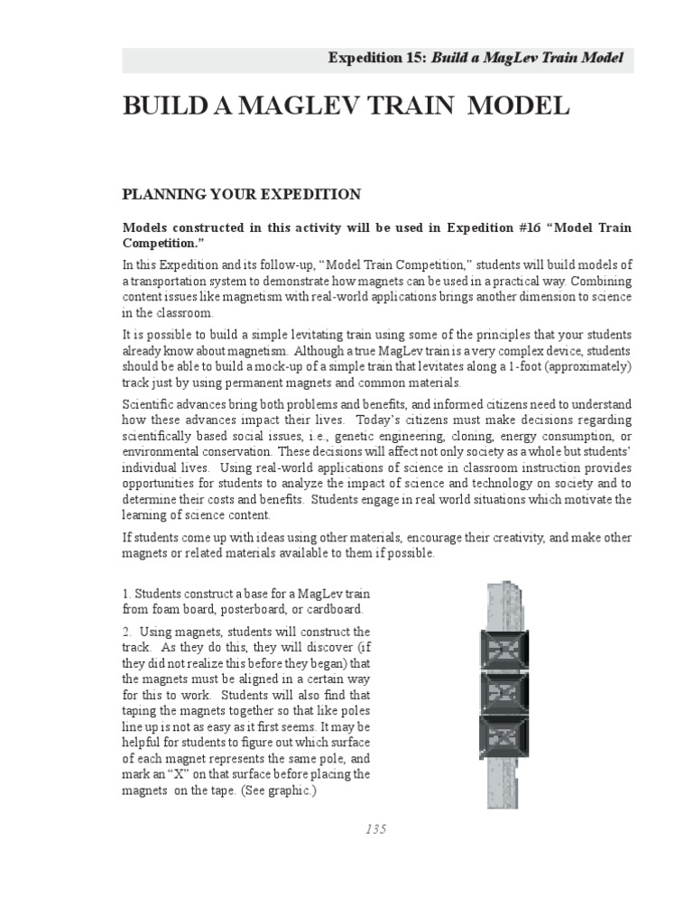 Expedition 15: Build A Maglev Train Model | PDF | Young Adult