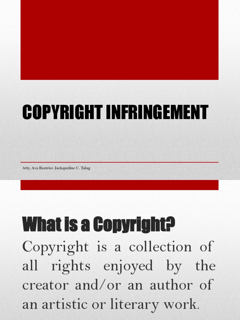 Understanding Copyright Infringement | PDF | Fair Use | Copyright