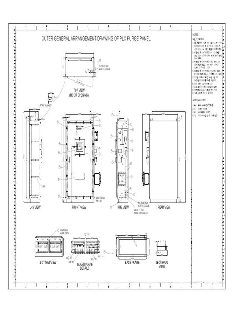 Purge Panel Drawing | PDF | Door | Building Materials