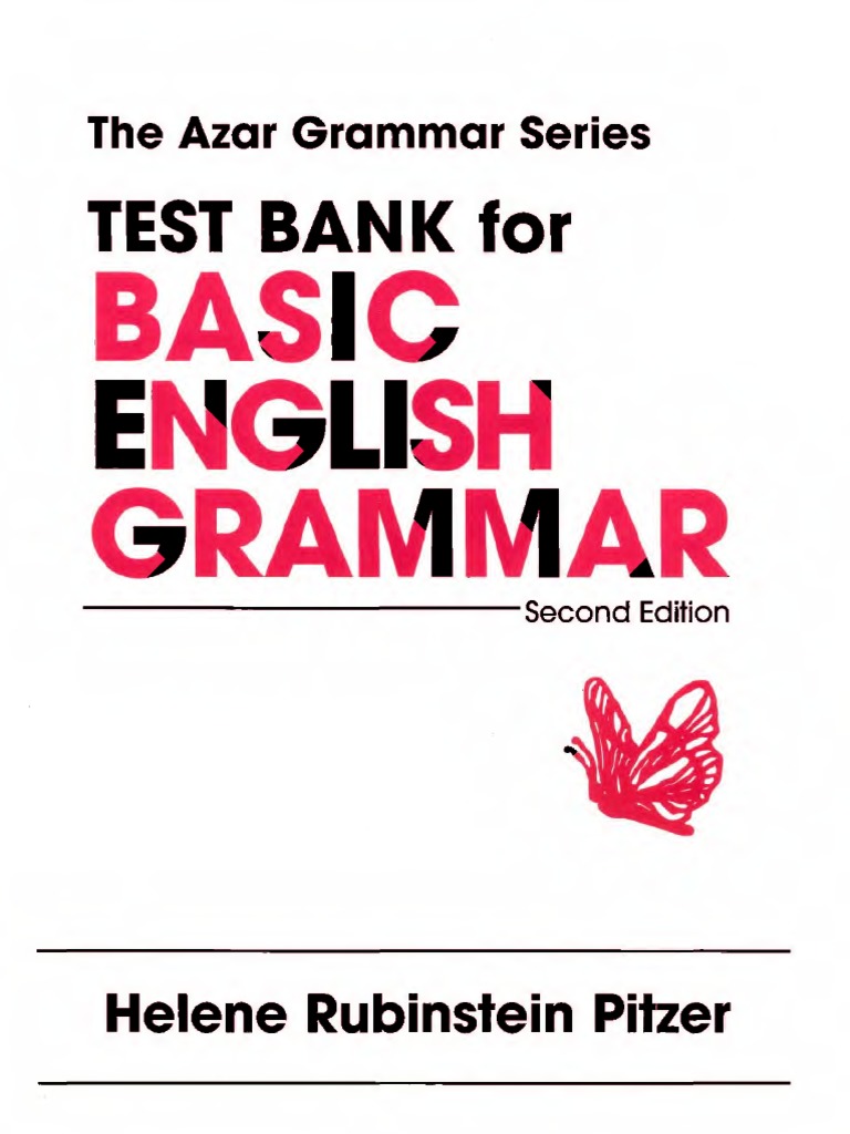 Betty Azar - Test Bank For BEG - Helene Rubinstein Pitzer PDF | PDF