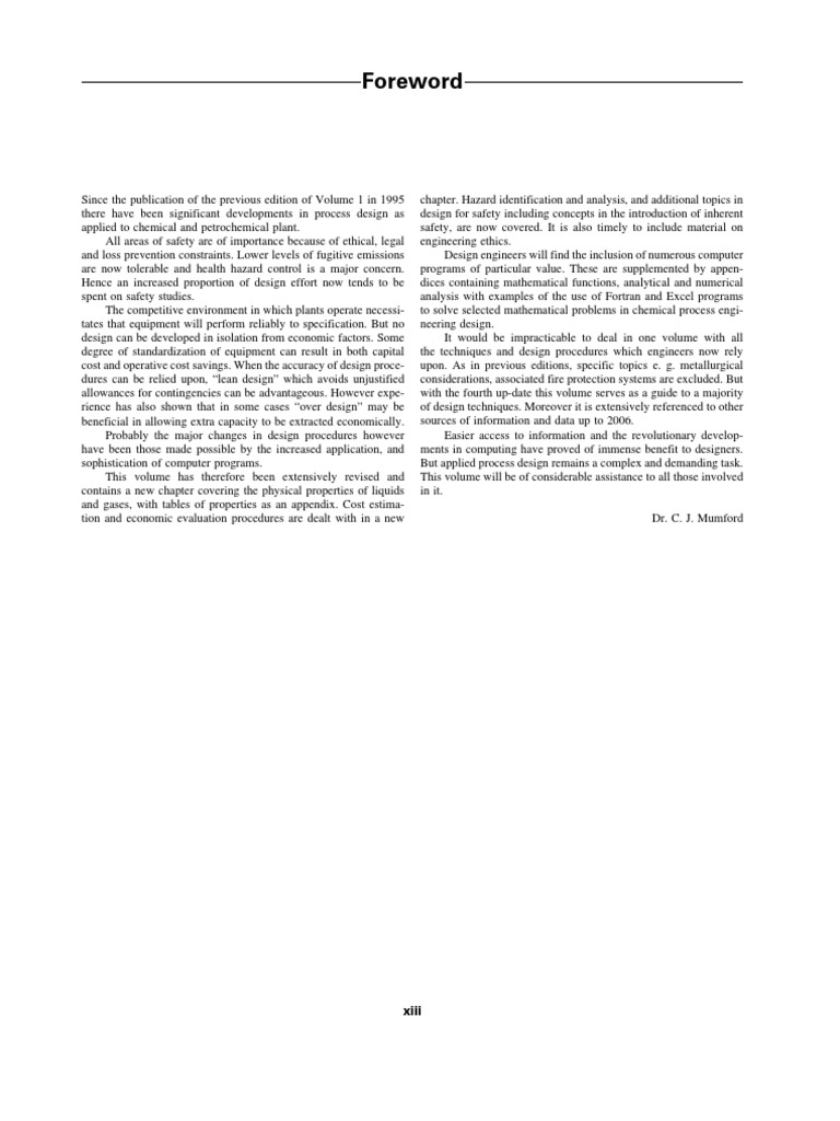Foreword 2007 Ludwig S Applied Process Design For Chemical and ...