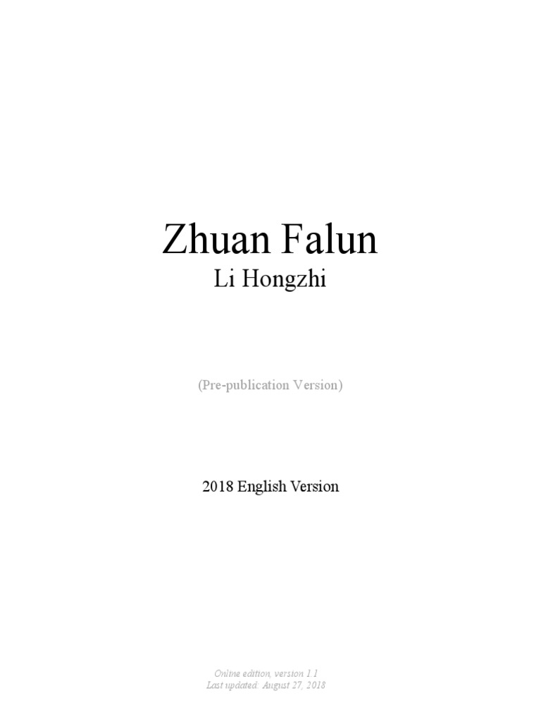 Zhuan Falun: Understanding Dafa Principles | PDF | Spirituality | Zen