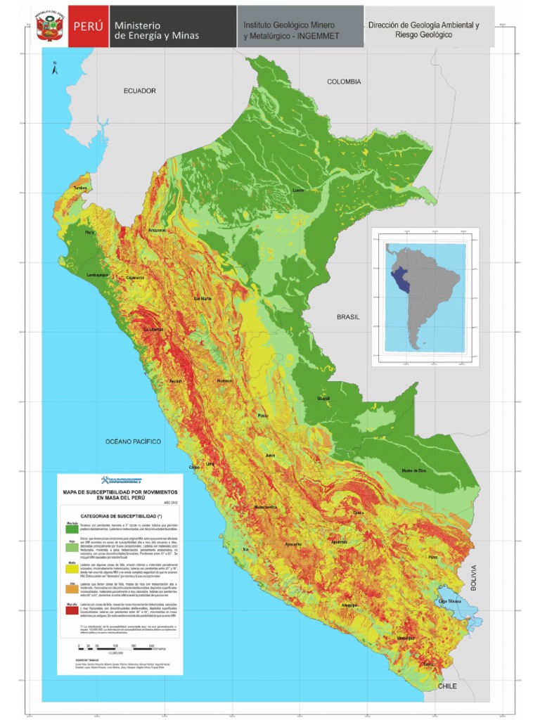 Mapa Movimientos Masa | PDF