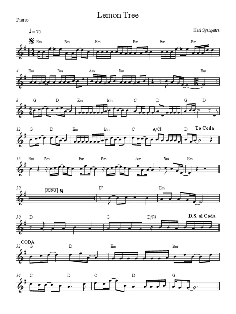 Lemon Tree PDF | PDF