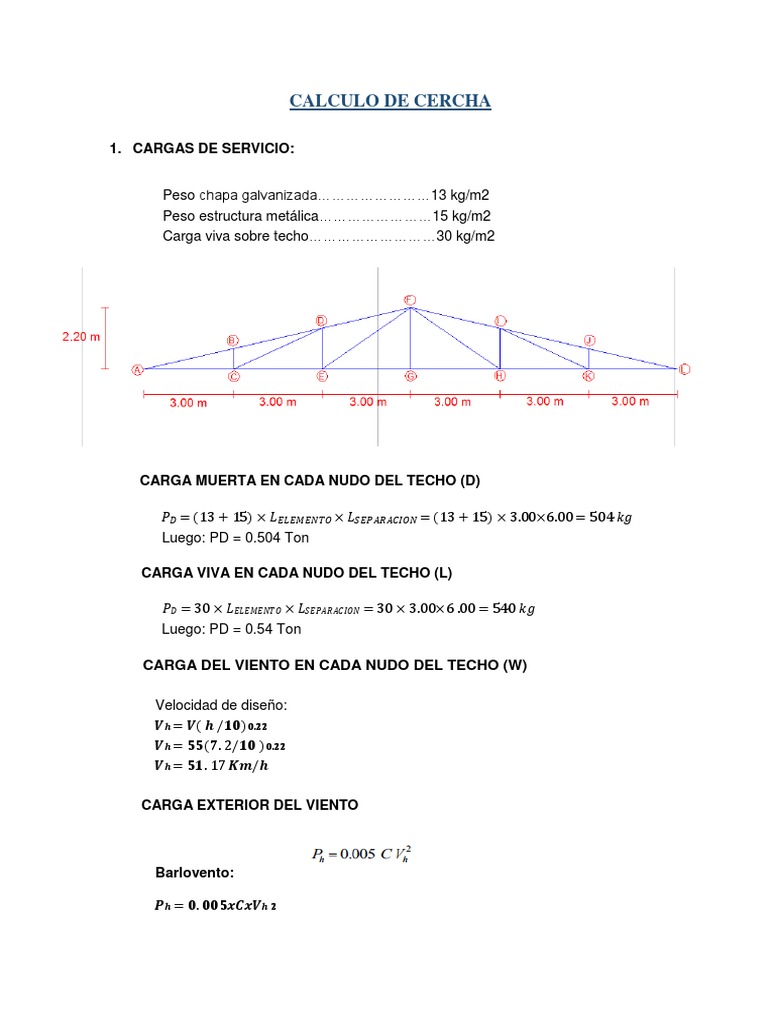 Calculo de Cercha | PDF | Navegación