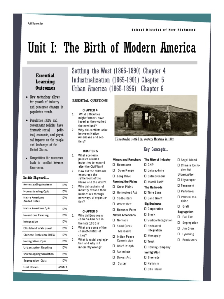 Ush Unit 1 Handout 2018 | PDF | Native Americans In The United States ...