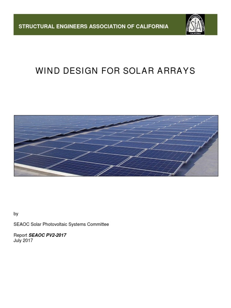CODE-Wind Design Solar Panels | PDF | Photovoltaic System | Vortices