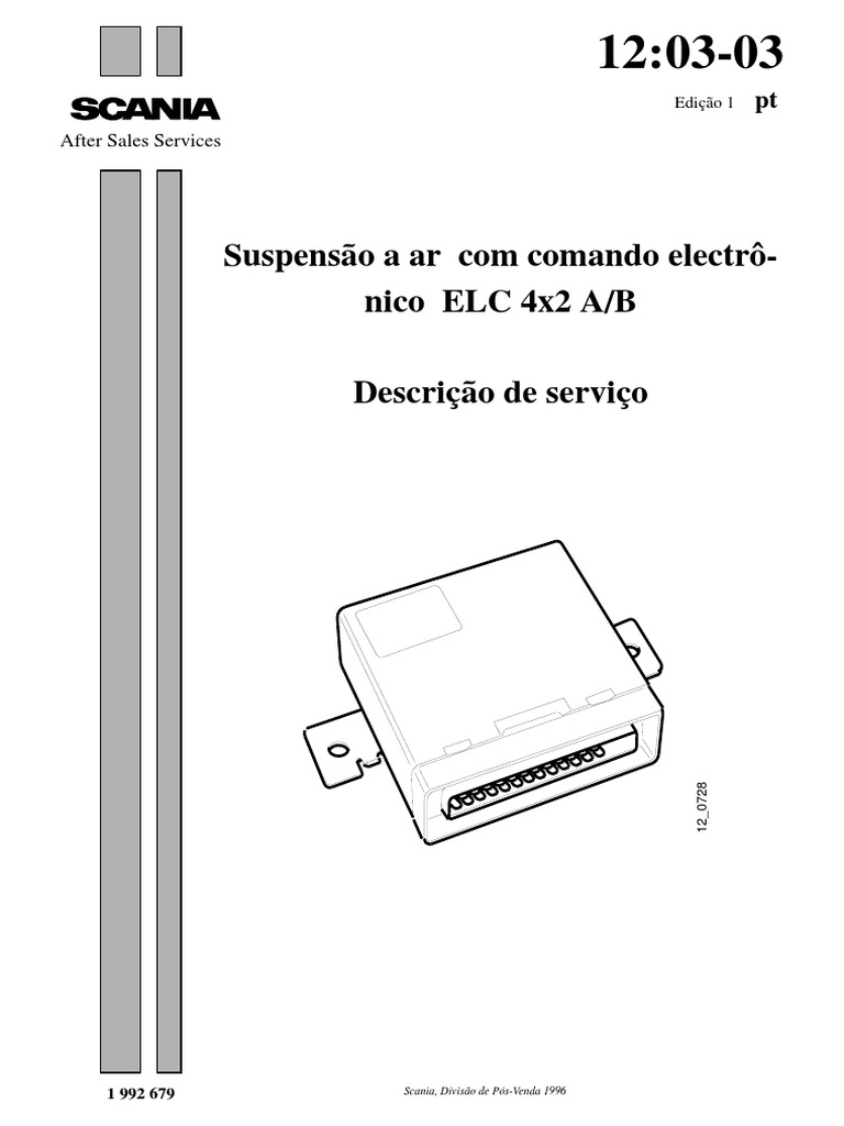 12 Suspensão A Ar Com Comando Eletronico Elc 4x2 Ab Descrição de ...