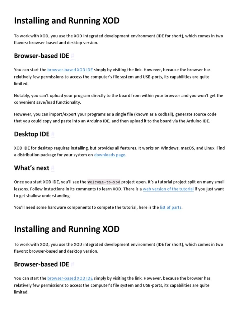 Introduction To XOD Programing | PDF | Data Type | Arduino