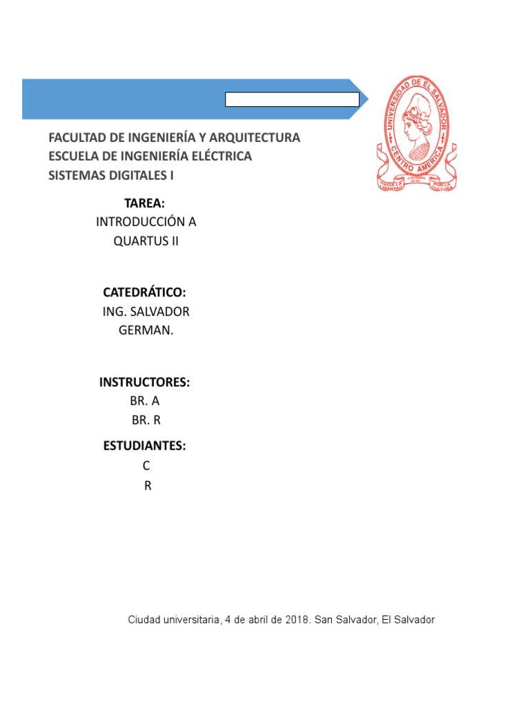 Introducción A Quartus Ii | PDF | Lenguaje de descripción de hardware | Vhdl