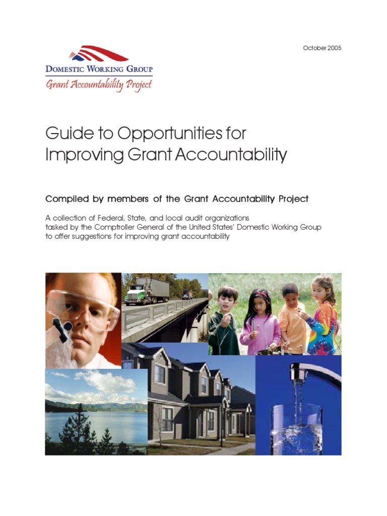US Comptroller General - Grant Accountability Paper - 2005 | PDF ...