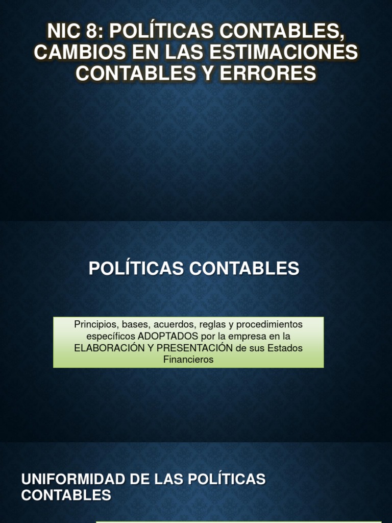 Nic 8 - Completo | PDF | normas internacionales de INFORMACION ...