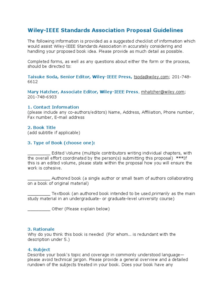 Proposals | PDF | Textbook | Books