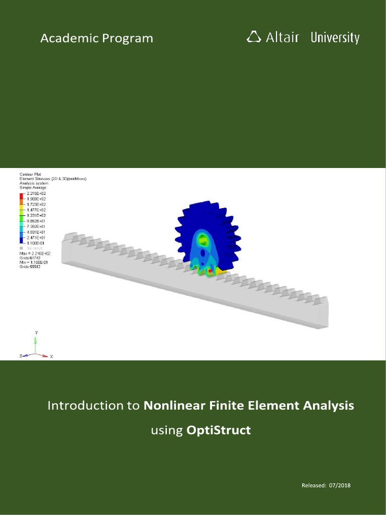 Nonlinear FEA 2018-07 | PDF | Elasticity (Physics) | Deformation ...
