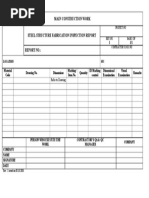 Structural Steel Fabrication Checklist | PDF | Metal Fabrication ...