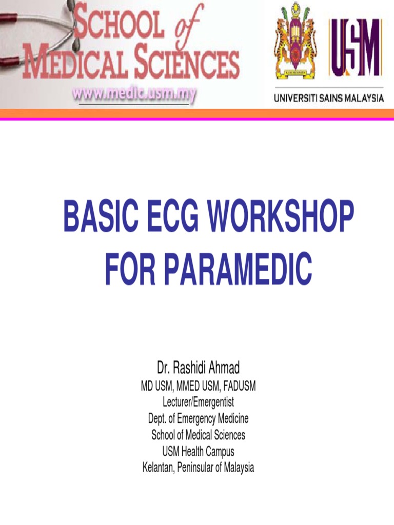 Basic ECG Workshop For Paramedics | PDF | Electrocardiography | Cardiovascular System