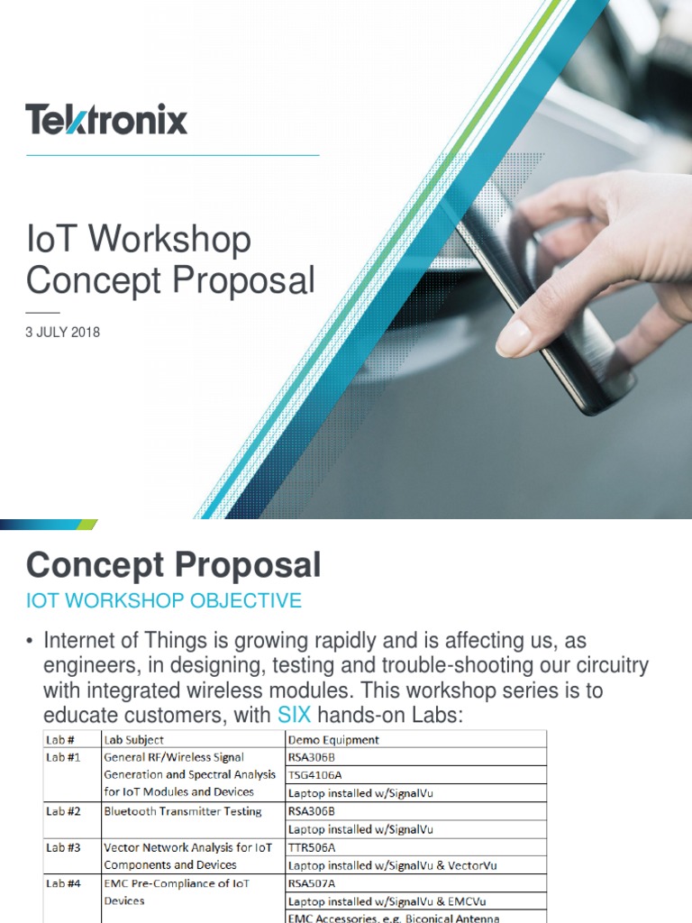 IoT Workshop Proposal with Labs | PDF | Internet Of Things | Transmitter