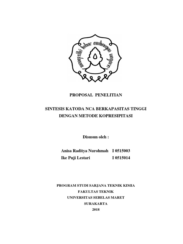 Proposal Penelitian Anisa-Ike | PDF