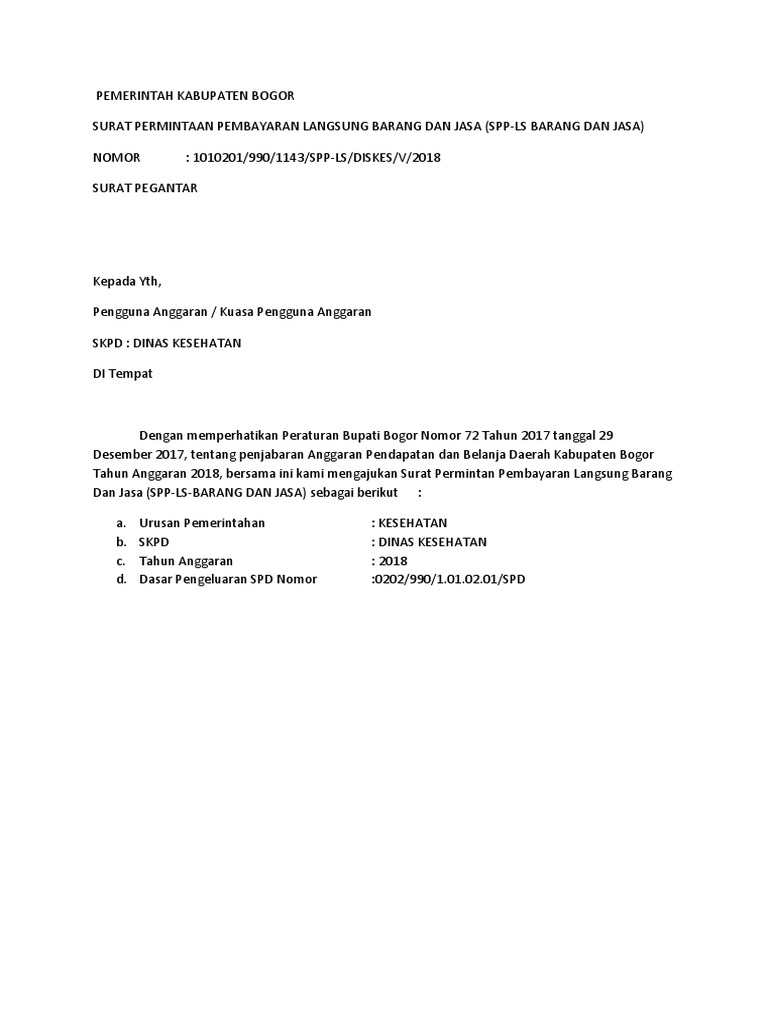 Surat Pernyataan SKPD | PDF