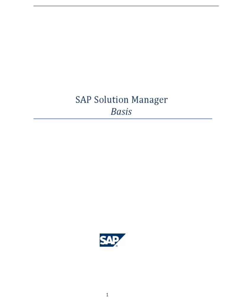 SolMan Config Guide | PDF | Filename | Computer File