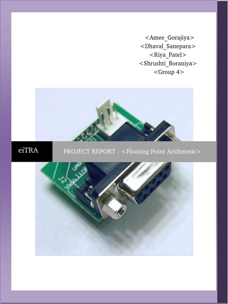 Verilog Project Report | PDF | Numbers | Computer Architecture