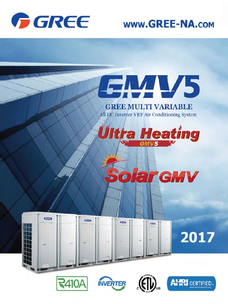 GREE GMV5 Brochure Summer 2017 | PDF | Air Conditioning | Hvac
