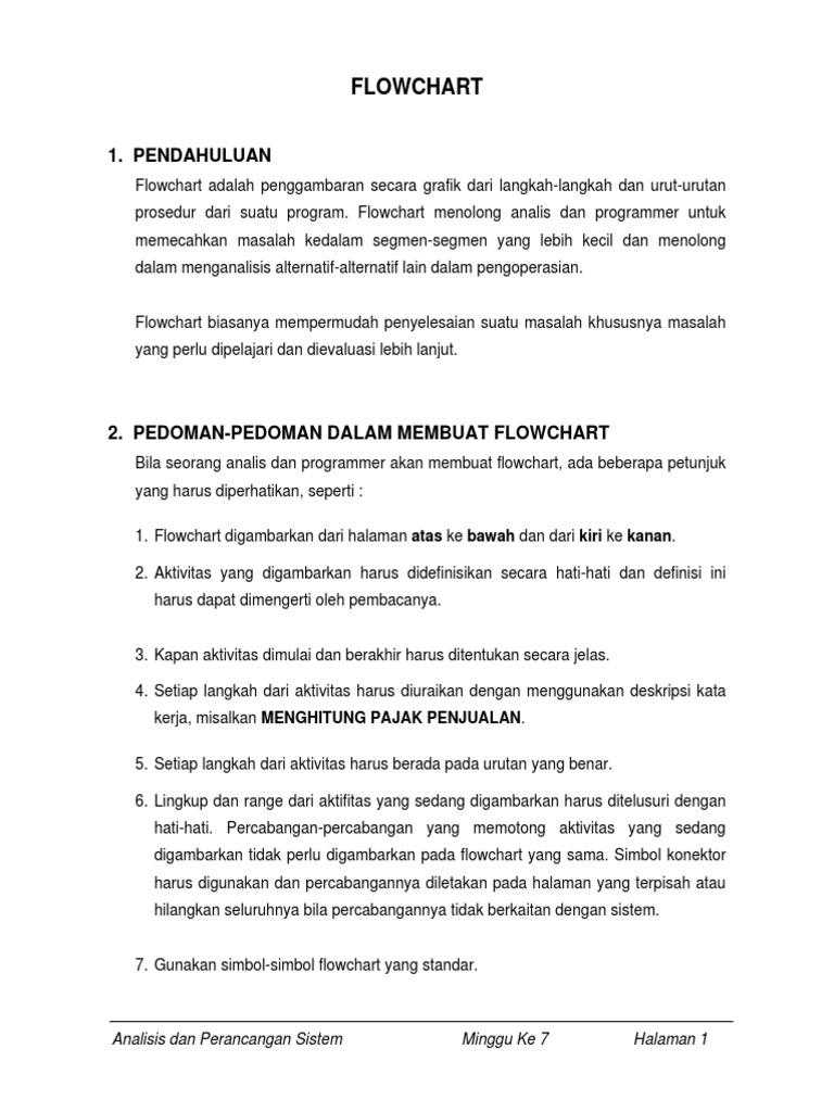 Contoh Membuat Flowchart#2 | PDF