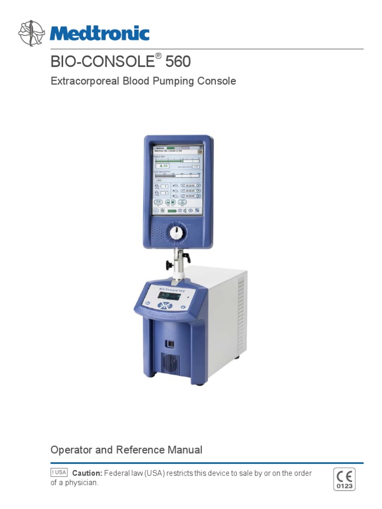 BioConsole 560 Operator and Reference Manual PDF | PDF | Pump ...