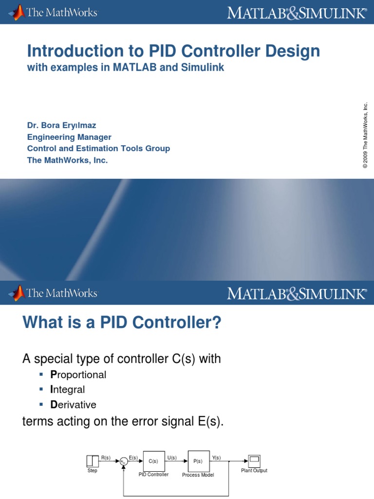 Pid Matlab | PDF | Teoría de control | Análisis