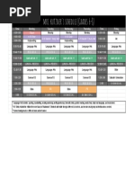 Grade 1 Timetable | PDF
