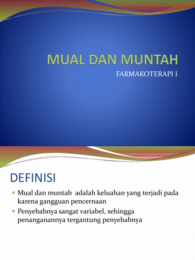 Mual Dan Muntah | PDF | Mual | Muntah