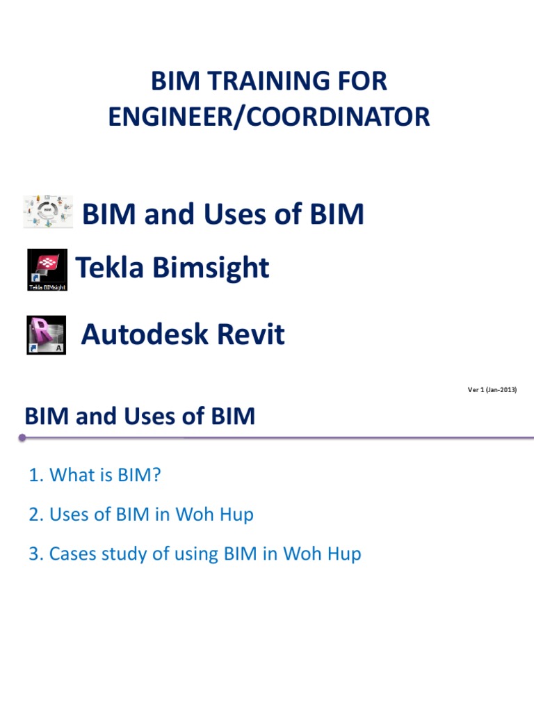 Bim Training For Engineer PDF | PDF | Autodesk Revit | 3 D Computer ...