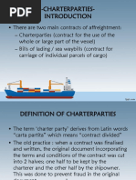 Charter Party Contract | PDF | Cargo | Ships
