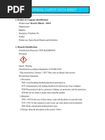 MSDS - Hydraulic Oil | PDF | Toxicity | Fires
