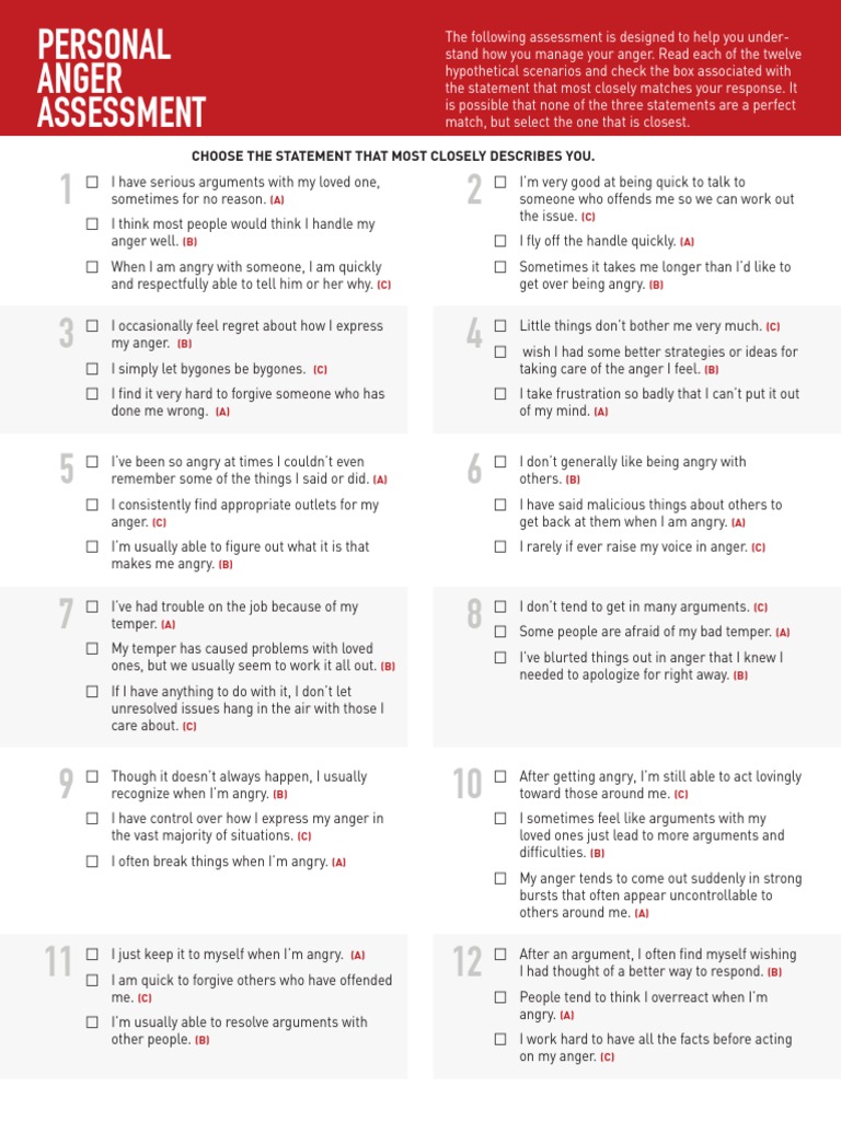 Anger Profile | PDF | Anger | Cognitive Science