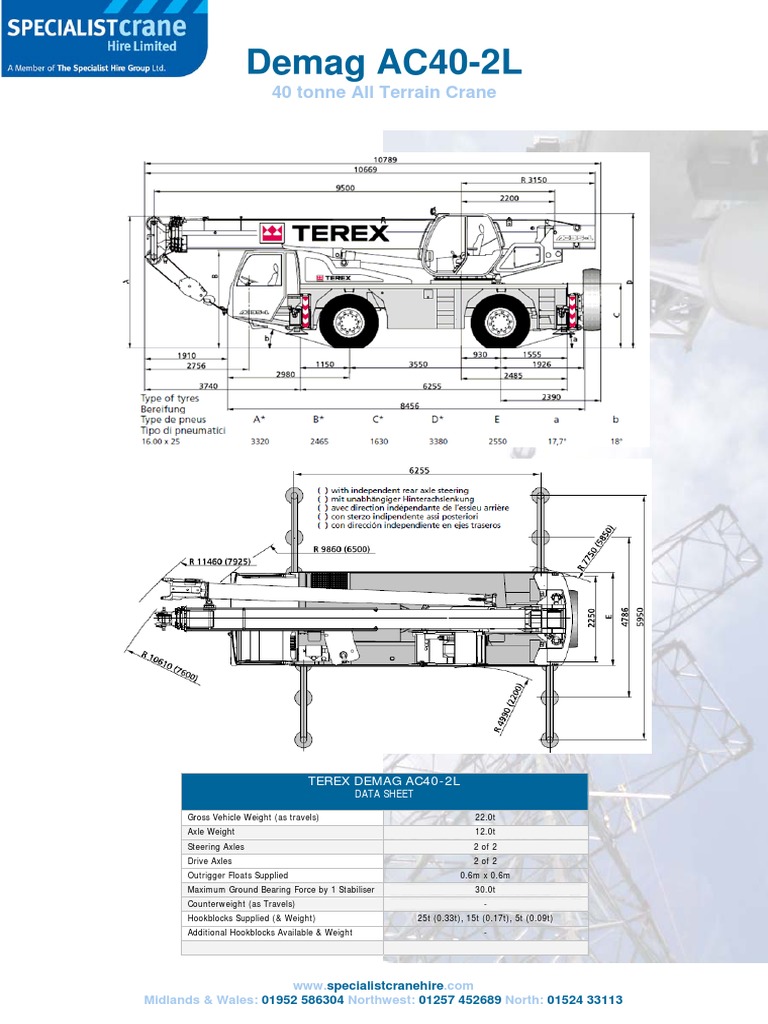 Documentation DEMAG AC 40-2L PDF | PDF